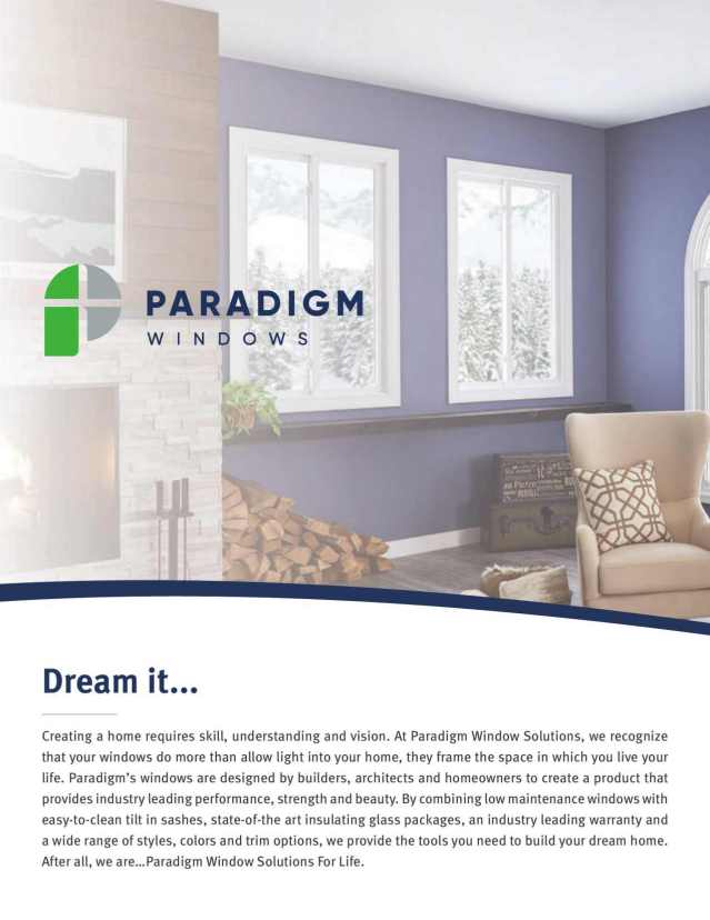 Paradigm Window Solutions, Catalogs, Residential Solutions | ARCAT