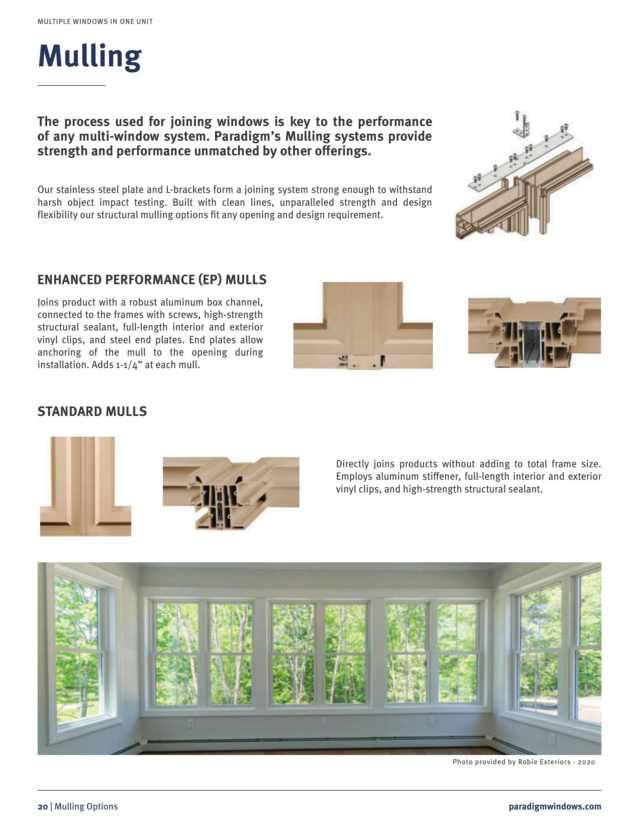Paradigm Window Solutions, Catalogs, Residential Solutions | ARCAT