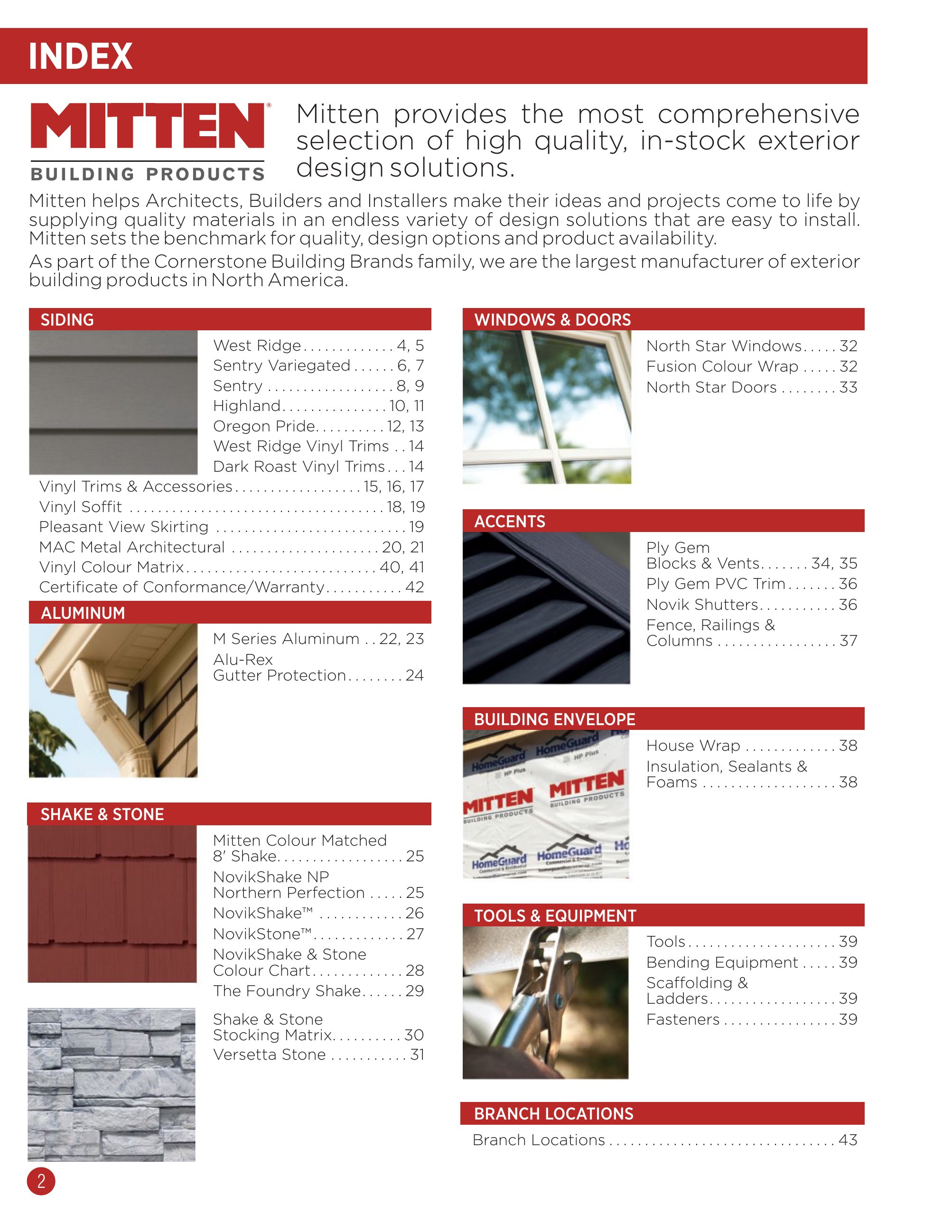MITTEN Building Products, Catalogs, Mitten : Product Showcase 2024 ...