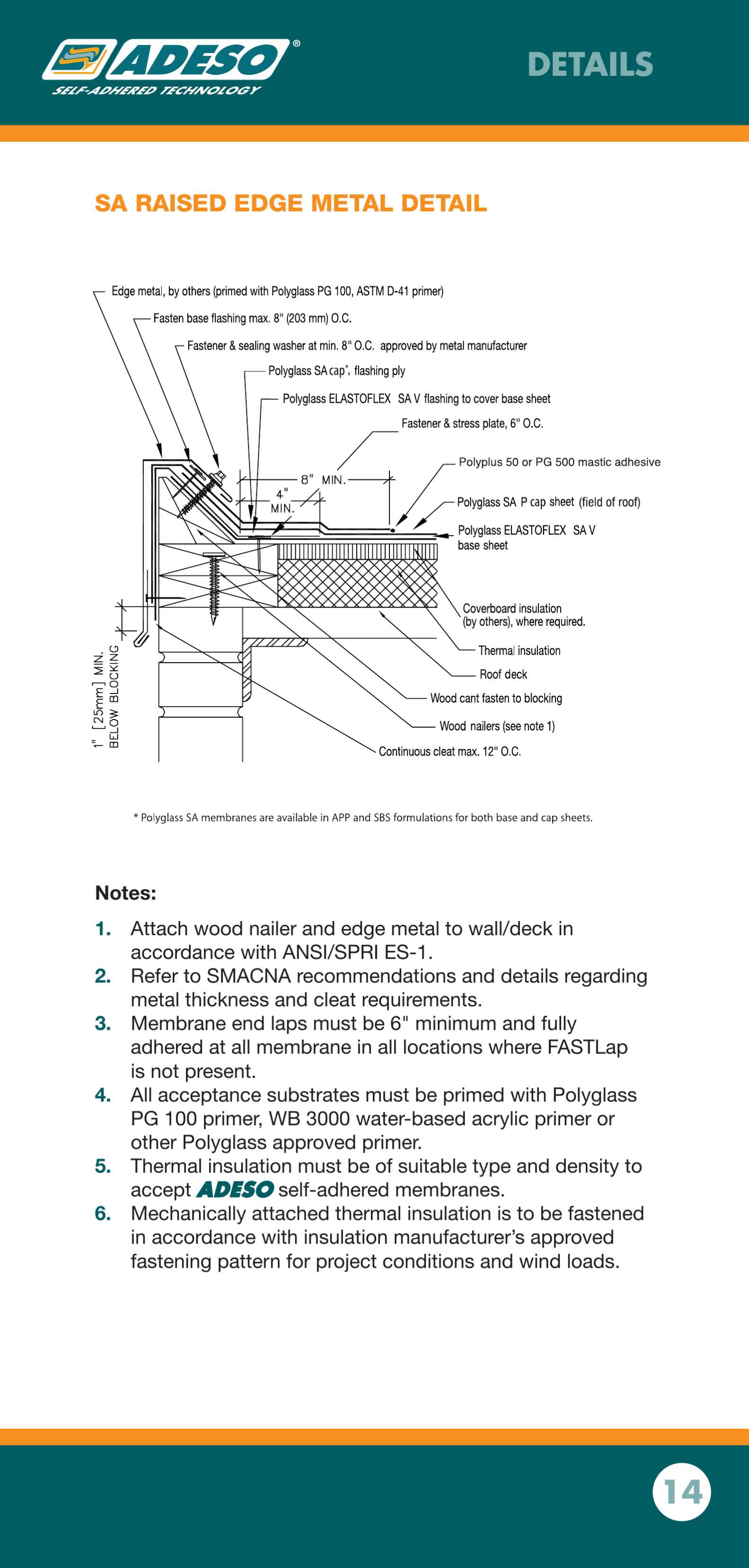 Polyglass USA, Inc., Catalogs, Adeso Installation Guide | ARCAT