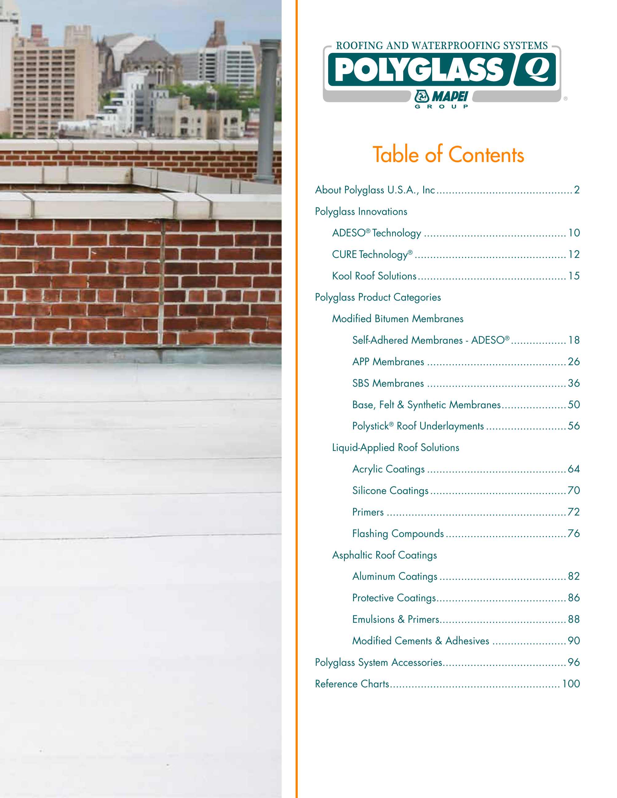 Polyglass USA, Inc., Catalogs, Product Selection Guide | ARCAT