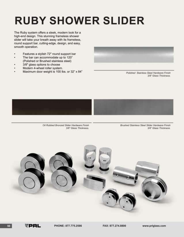 PRL Glass Systems, Inc., Catalogs, 2023 Shower / Steam Unit Catalog | ARCAT