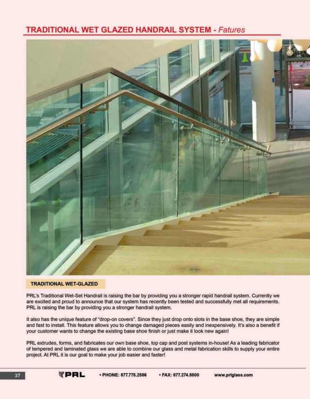 PRL Glass Systems, Inc., Catalogs, 2021 Railing Systems | ARCAT