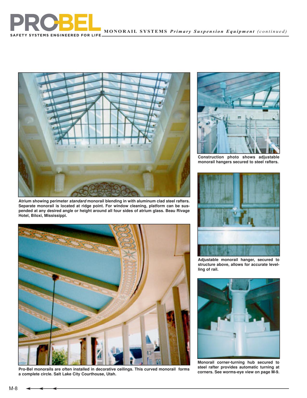 Pro-Bel Enterprises Limited, Catalogs, Monorail Systems | ARCAT