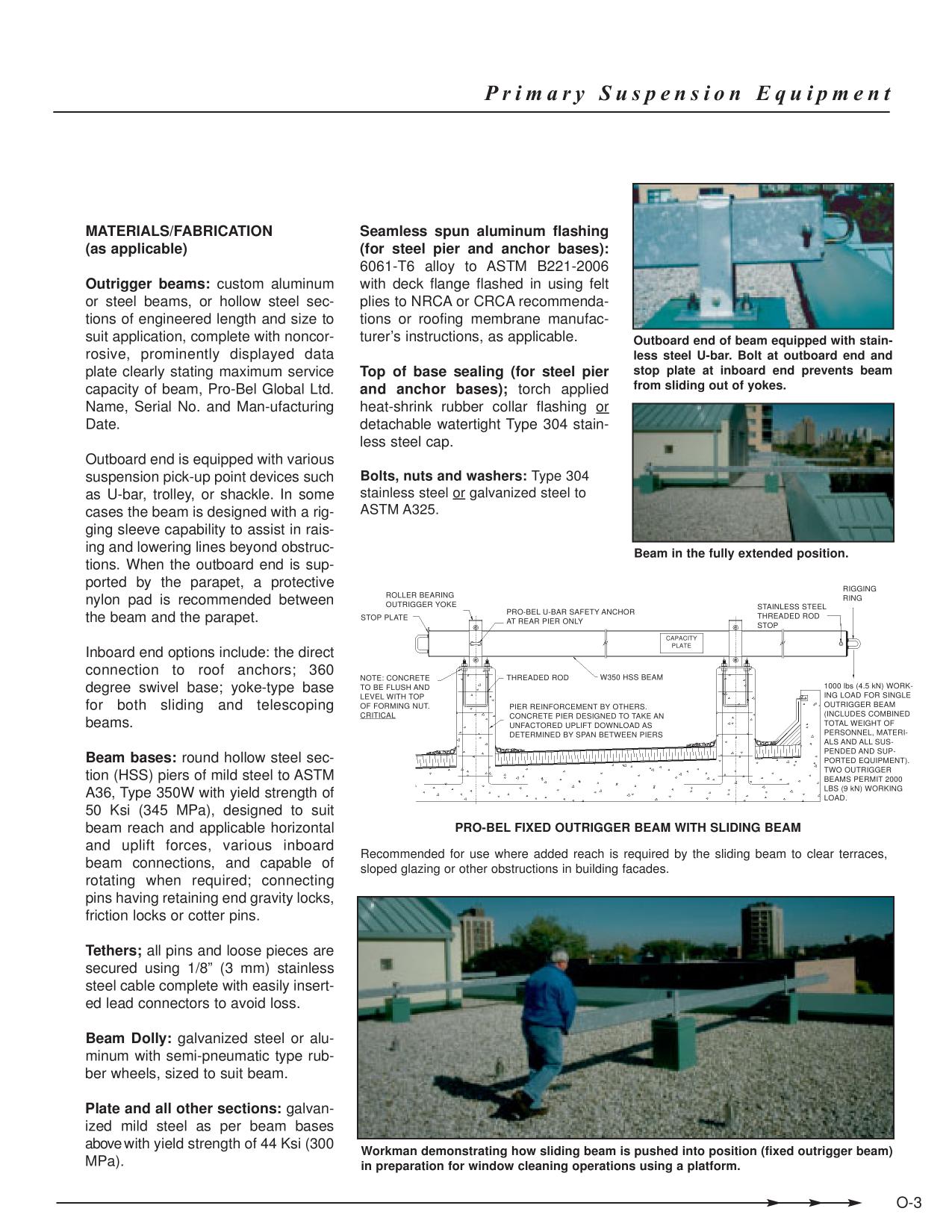Pro-Bel Enterprises Limited, Catalogs, Outrigger Beam Systems | ARCAT