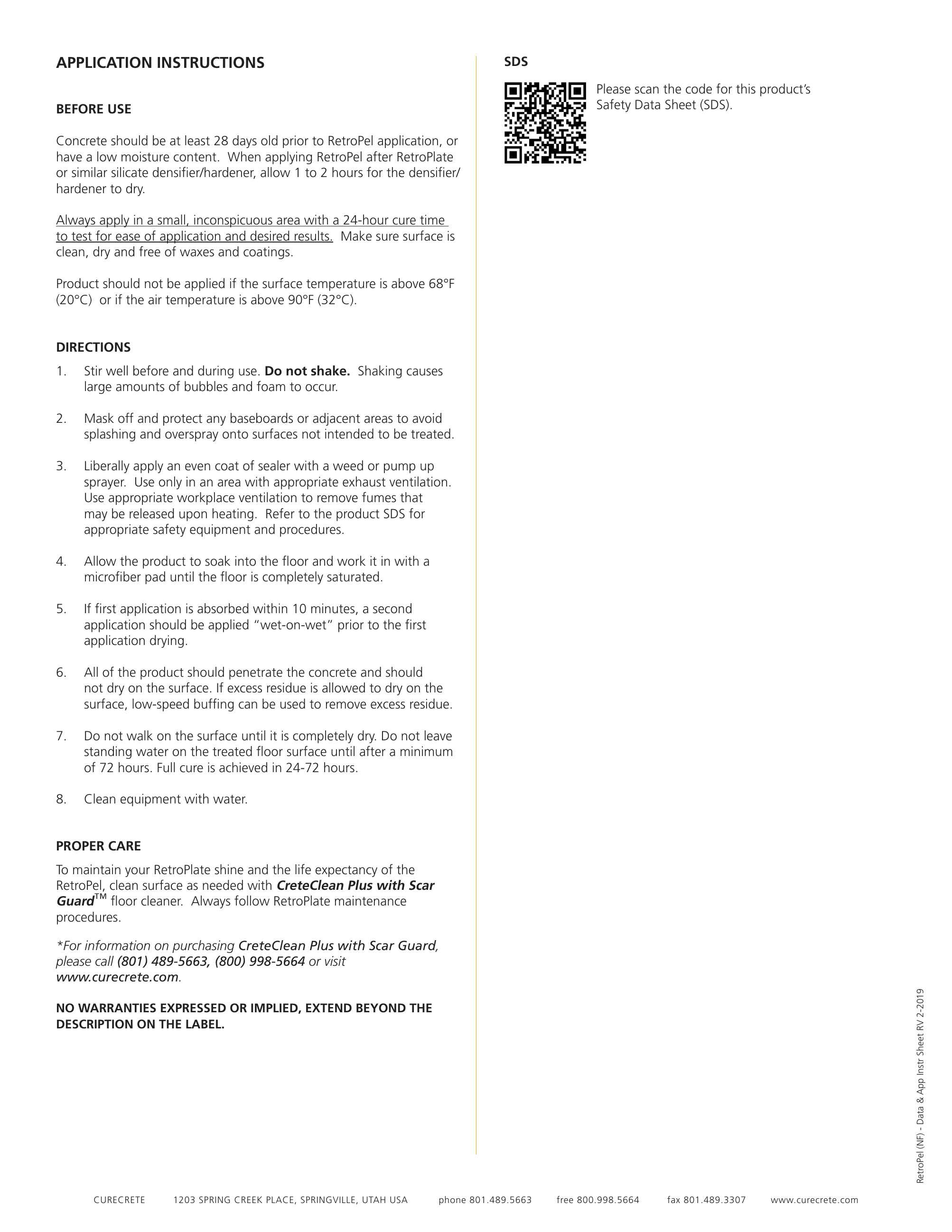 RetroPlate Concrete Polishing System®, Catalogs, RetroPel | ARCAT