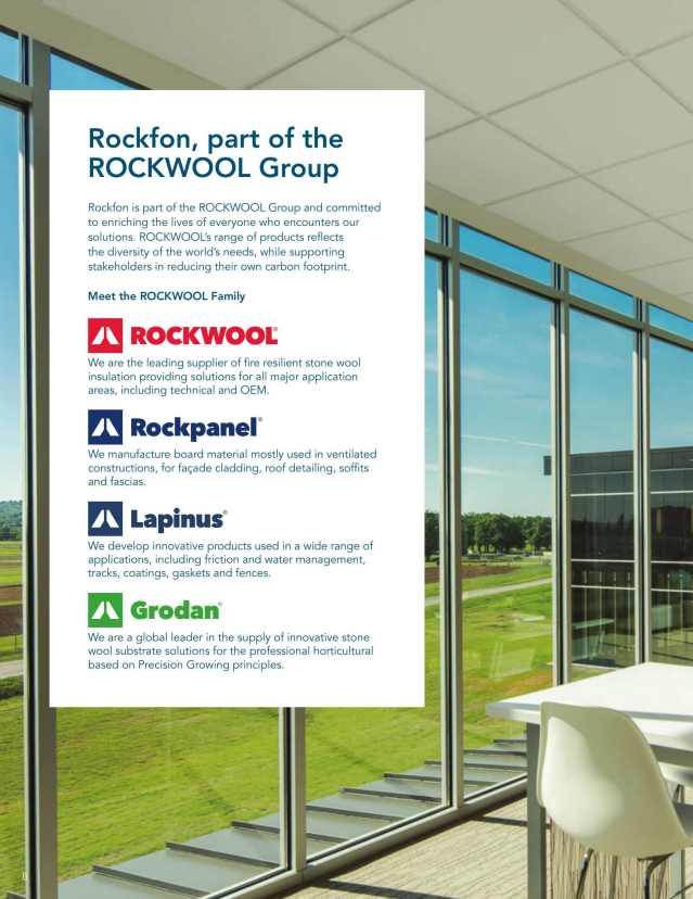 Rockfon, Catalogs, Rockfon Product Catalog | ARCAT
