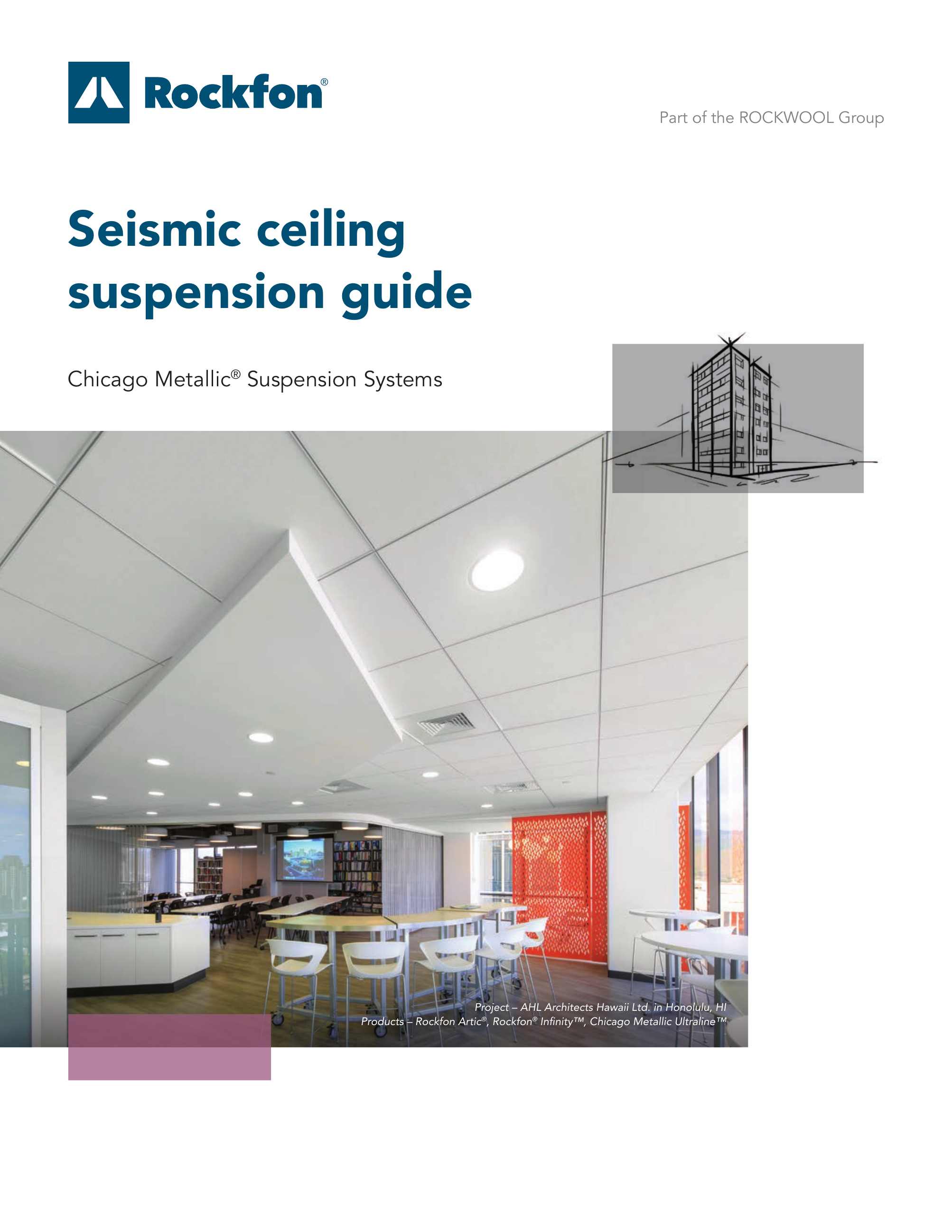 Rockfon, Catalogs, Rockfon Seismic Ceiling | ARCAT