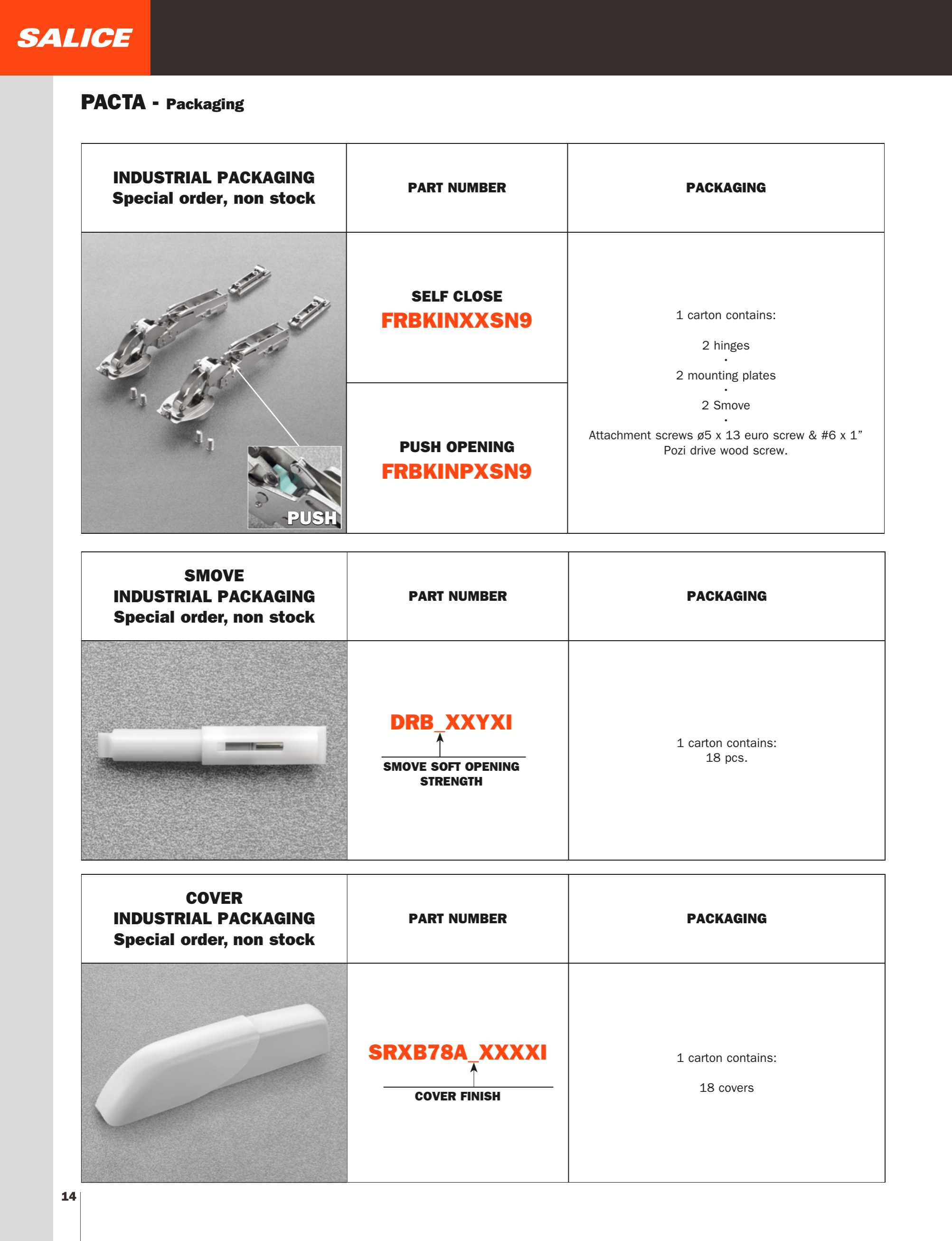 Salice America Inc., Catalogs, pacta new1223 | ARCAT
