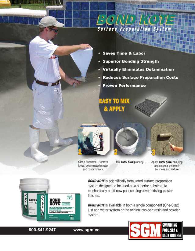 SGM, Inc., Catalogs, Bond Kote | ARCAT