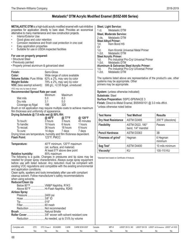 Sherwin-Williams, Catalogs, Painting Systems Catalog | ARCAT