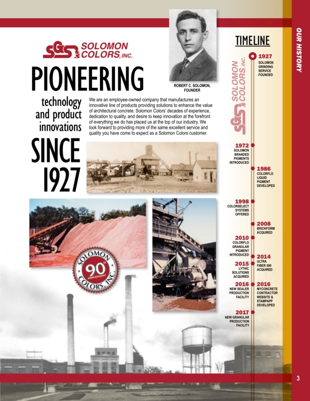 Solomon Colors, Catalogs, Product Guide | ARCAT