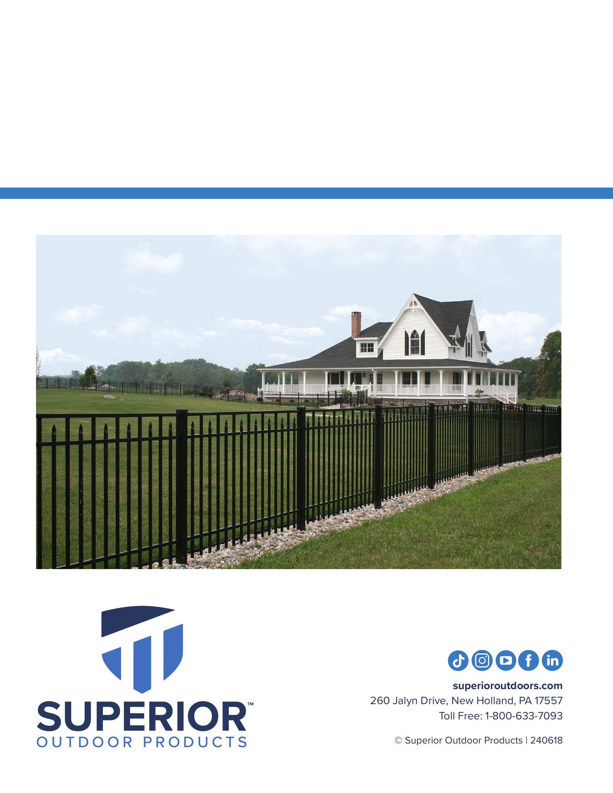 Superior Outdoor Products, Catalogs, Superior Aluminum Fencing | ARCAT