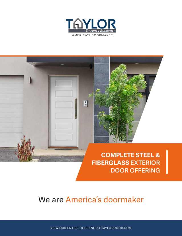 Taylor Entrance Systems, Inc., Catalogs, Product Catalog | ARCAT