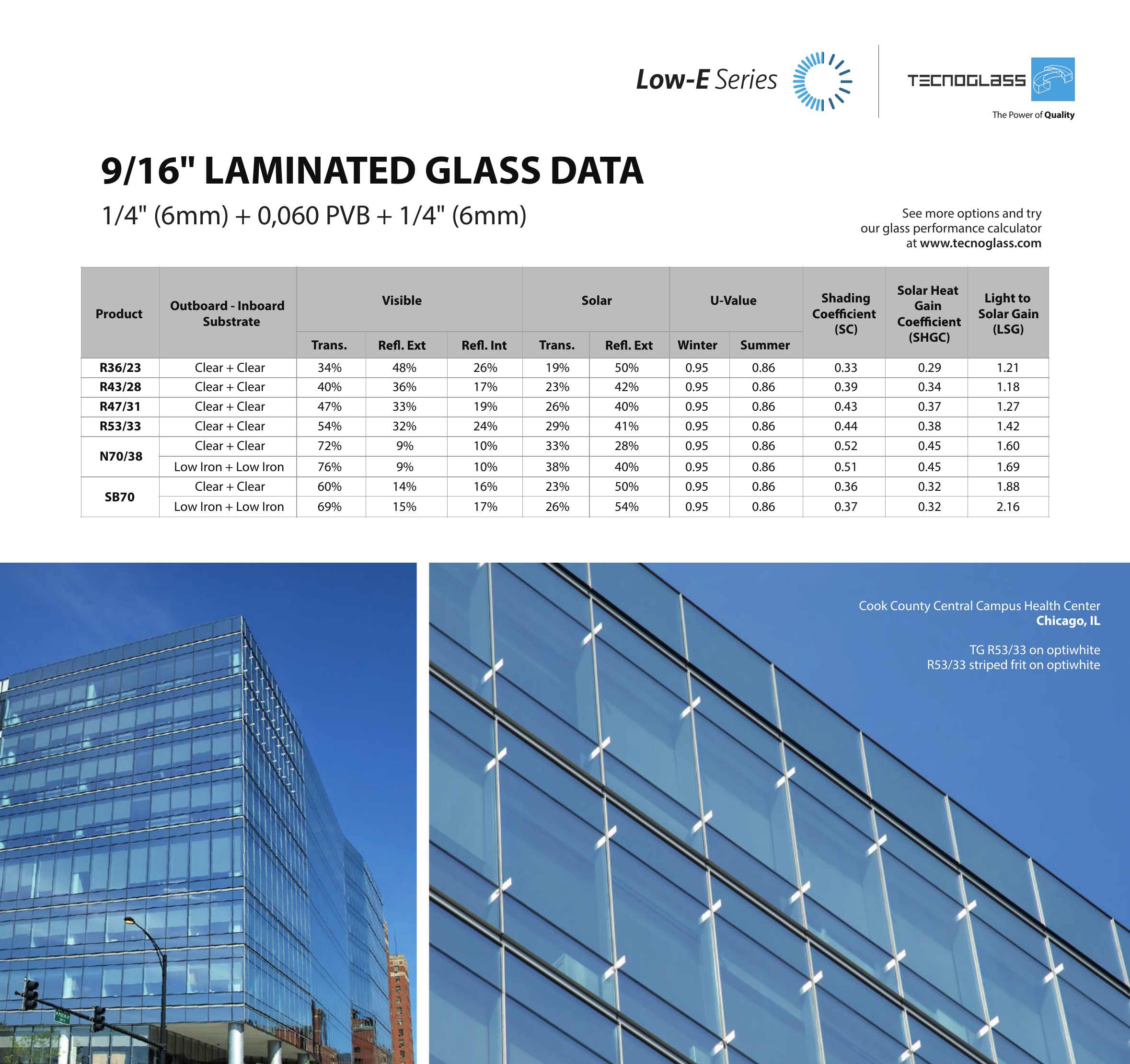 Tecnoglass, Catalogs, Low-E Series | ARCAT