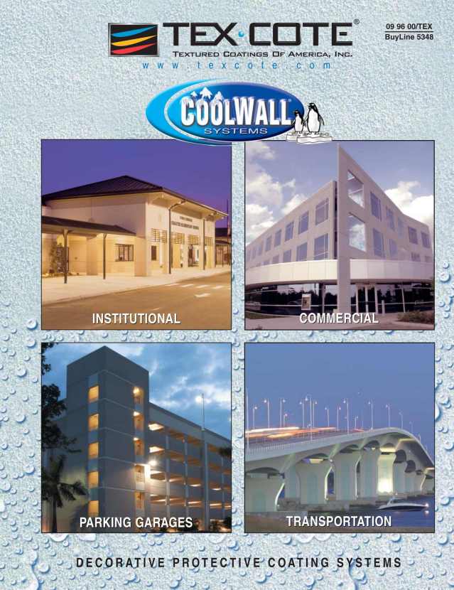Tex-Cote LLC, Catalogs, COOLWALL Features and Benefits | ARCAT