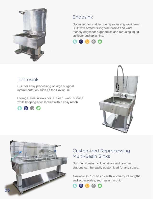 Torvan Medical Inc., Catalogs, Reprocessing Sink Catalog | ARCAT