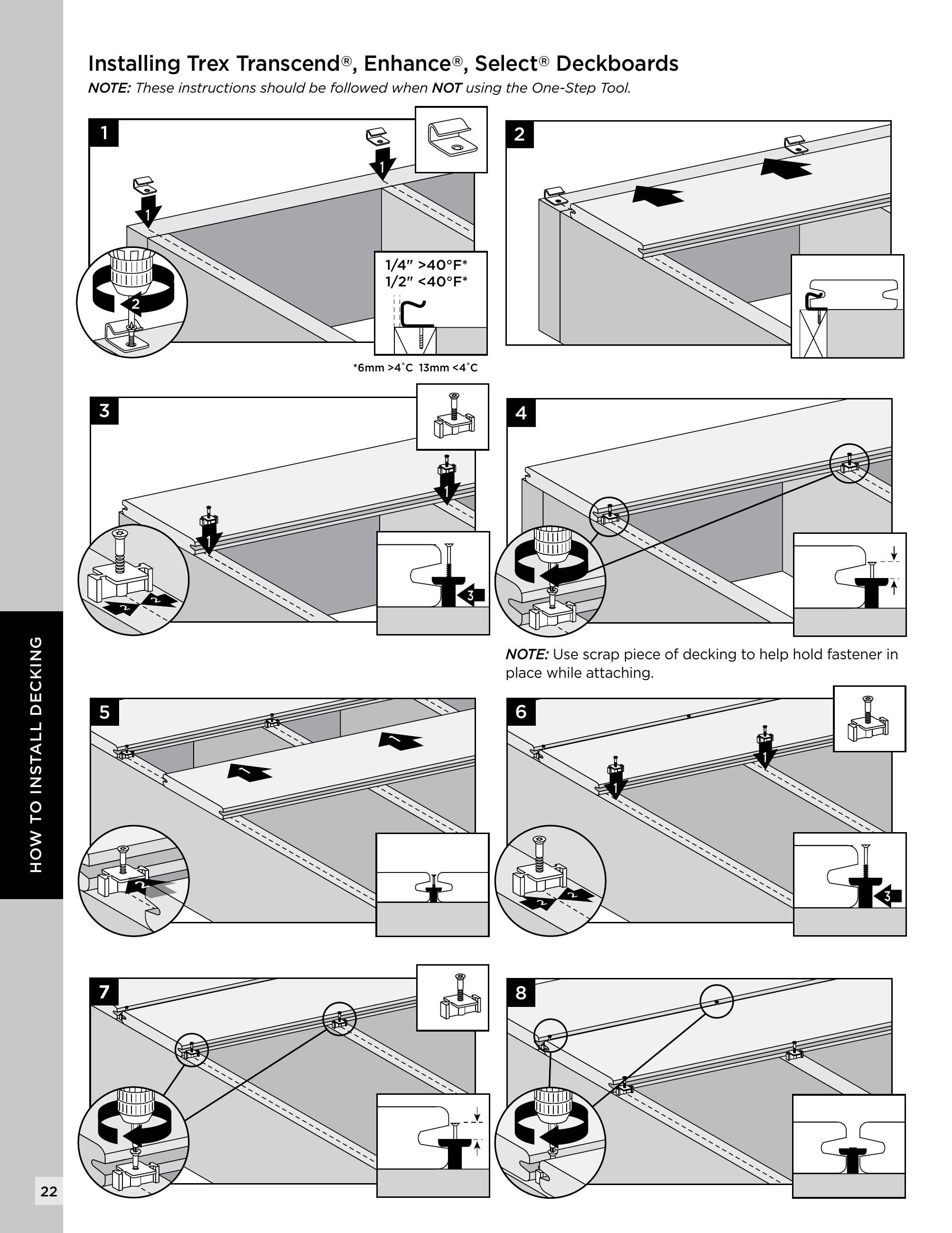Trex Company Incorporated, Catalogs, Decking Installation Guide | ARCAT