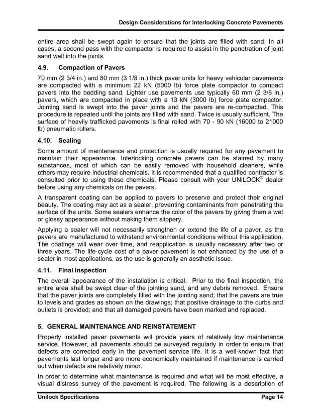 UNILOCK®, Catalogs, Design Considerations for Interlocking Concrete ...