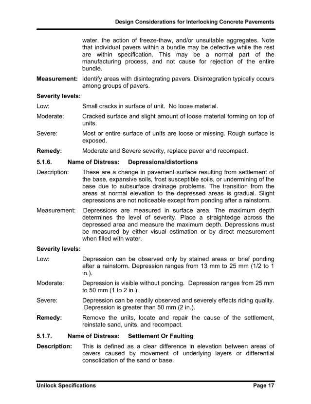 UNILOCK®, Catalogs, Design Considerations for Interlocking Concrete ...