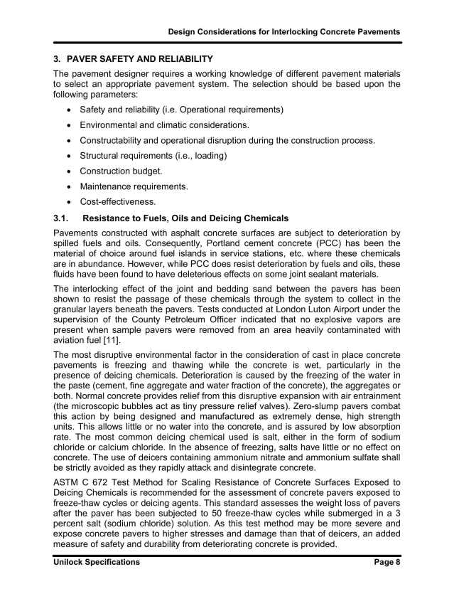 UNILOCK®, Catalogs, Design Considerations for Interlocking Concrete ...