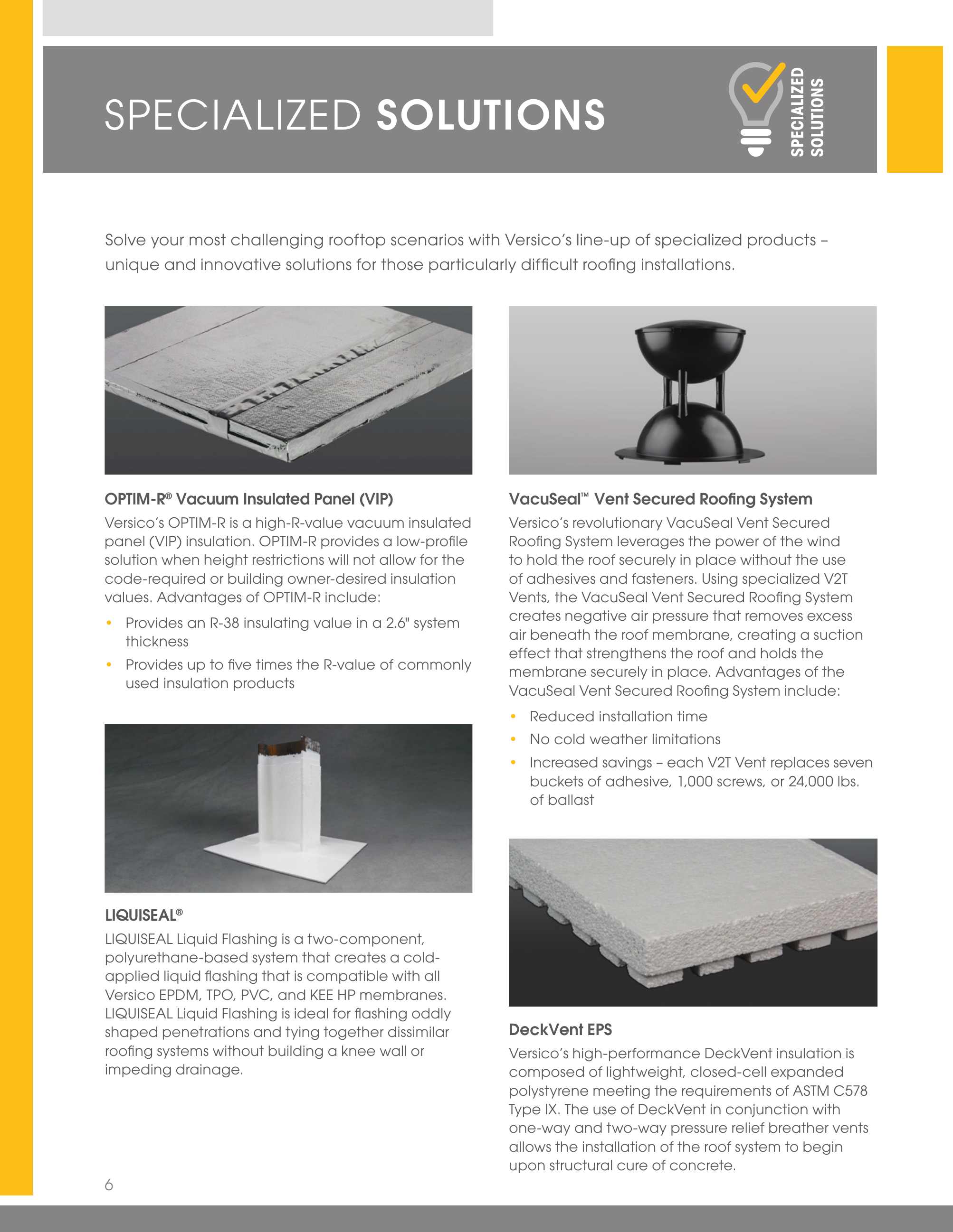 Versico Roofing Systems, Catalogs, All Systems Brochure | ARCAT