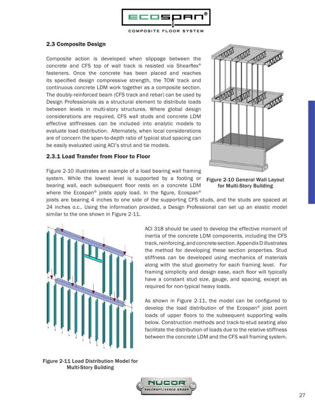 Vulcraft/Verco Group, Catalogs, Ecospan Concrete LDM Design Guide | ARCAT