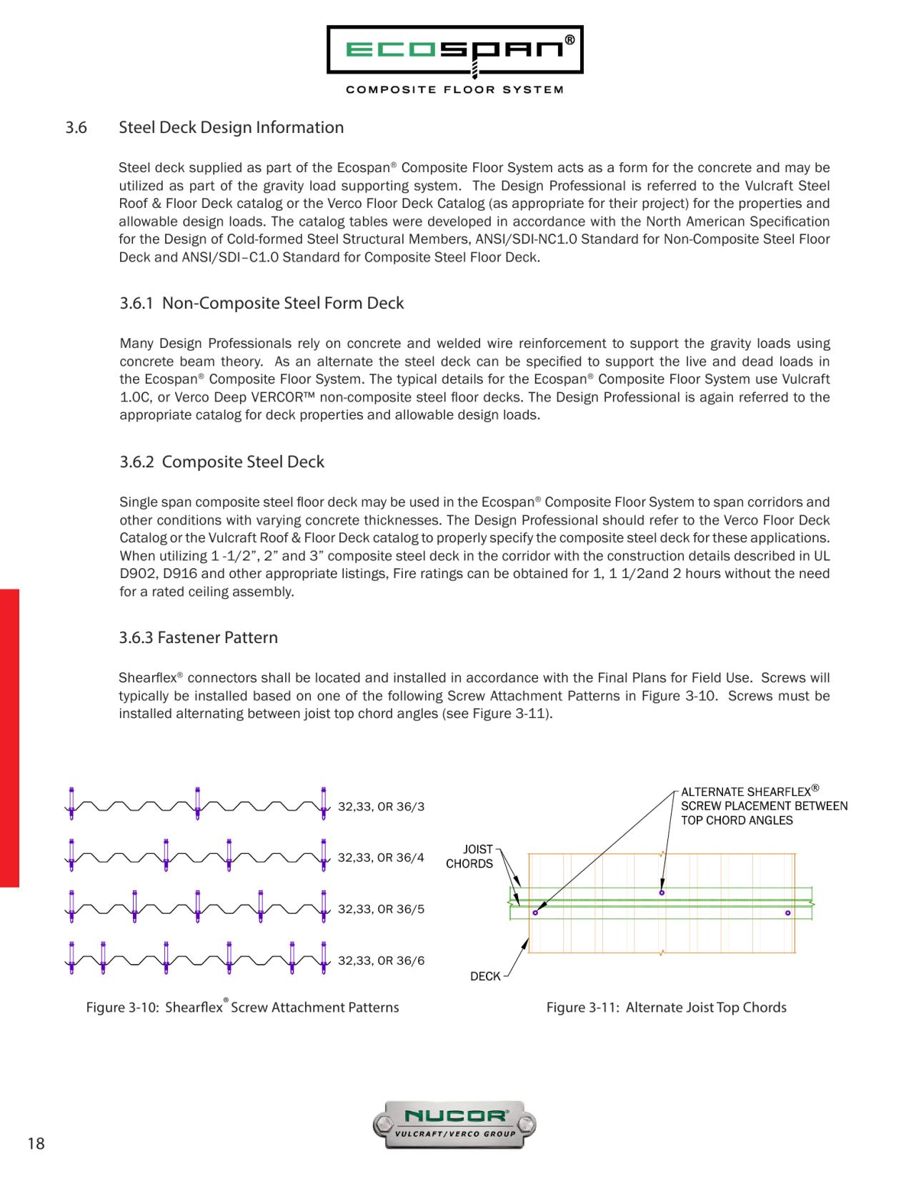 Vulcraft/Verco Group, Catalogs, Ecospan Design Manual | ARCAT