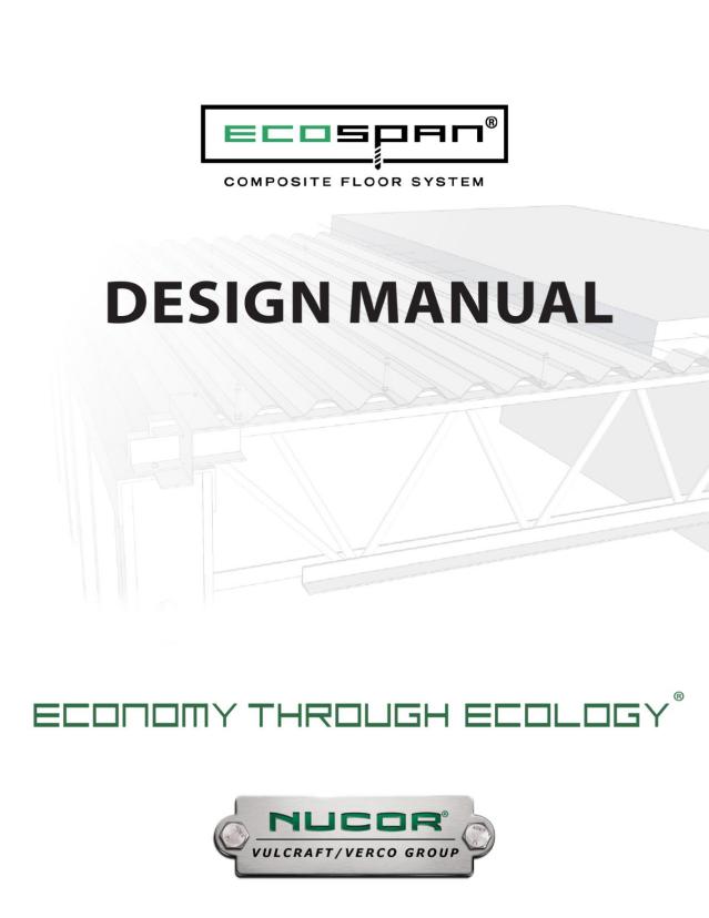 Vulcraft/Verco Group, Catalogs, Ecospan Design Manual | ARCAT