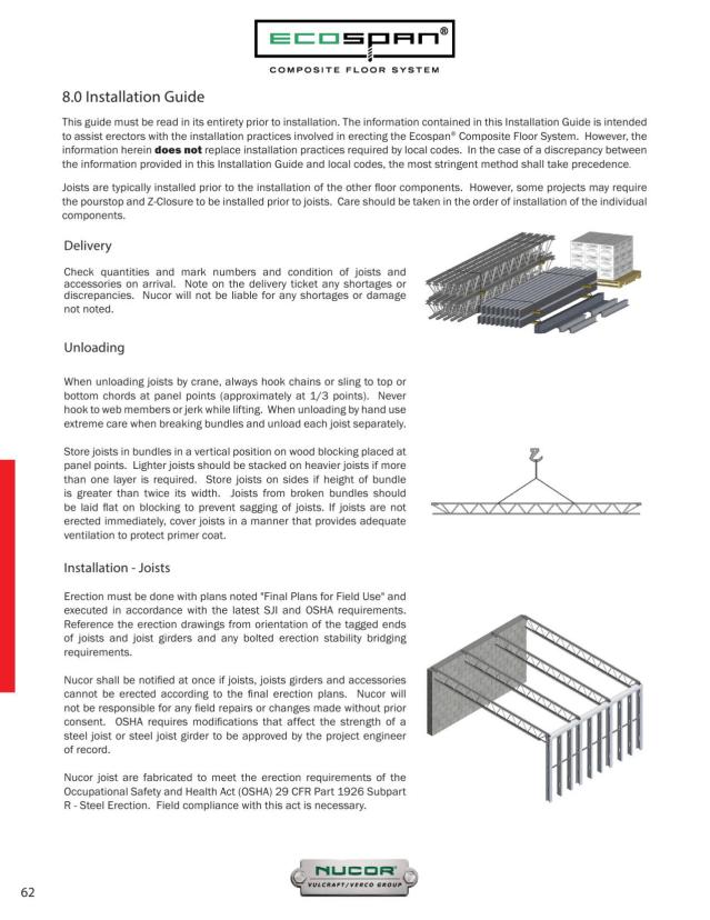 Vulcraft/Verco Group, Catalogs, Ecospan Design Manual | ARCAT