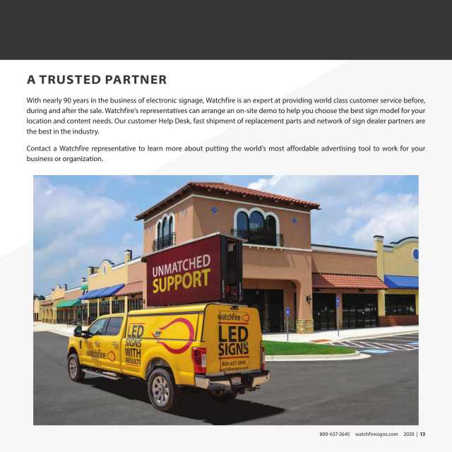 Watchfire Signs, Catalogs, LED Sign Buyer's Guide | ARCAT