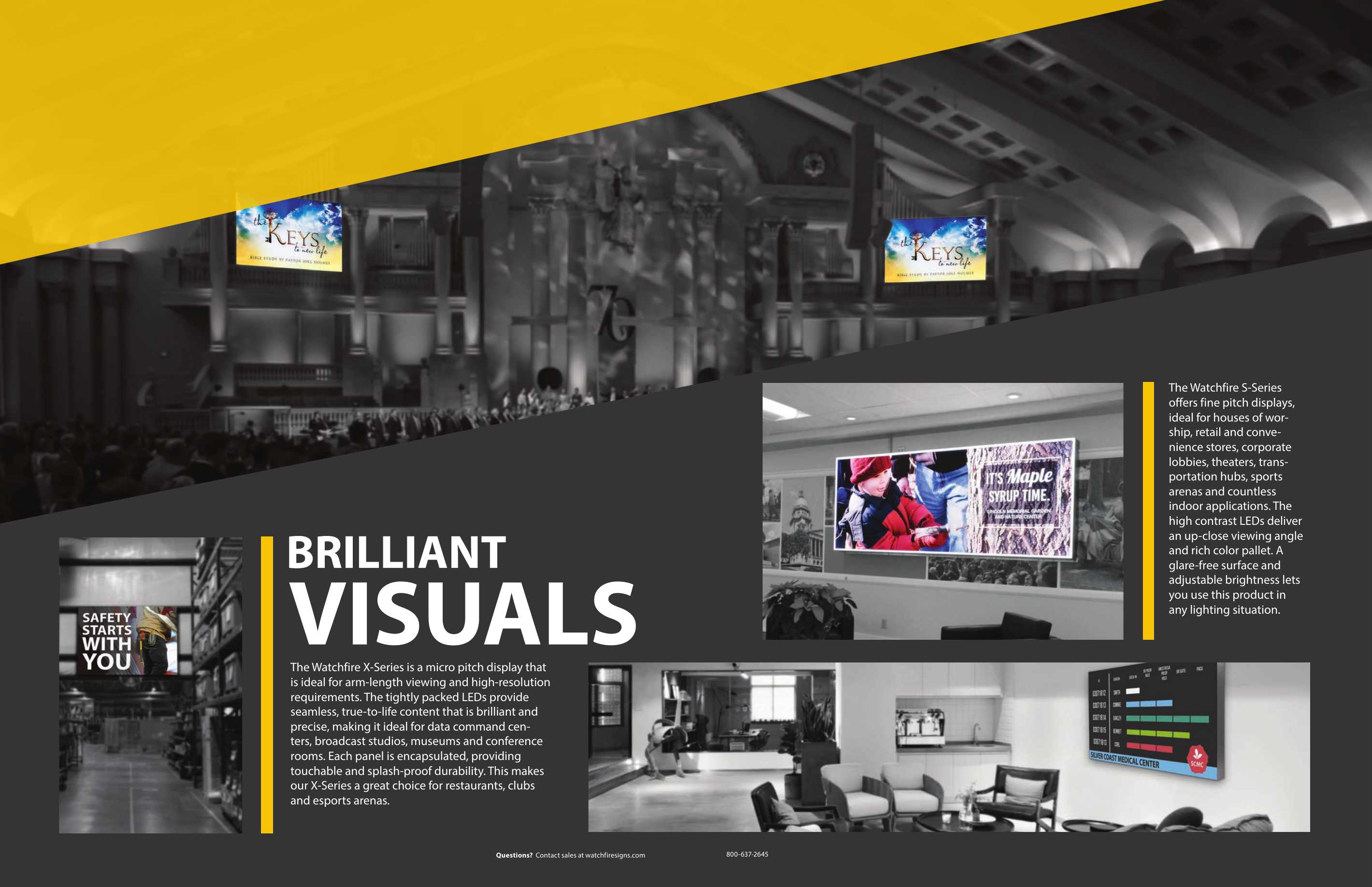 Watchfire Signs, Catalogs, LED Solutions Indoor Video Displays | ARCAT