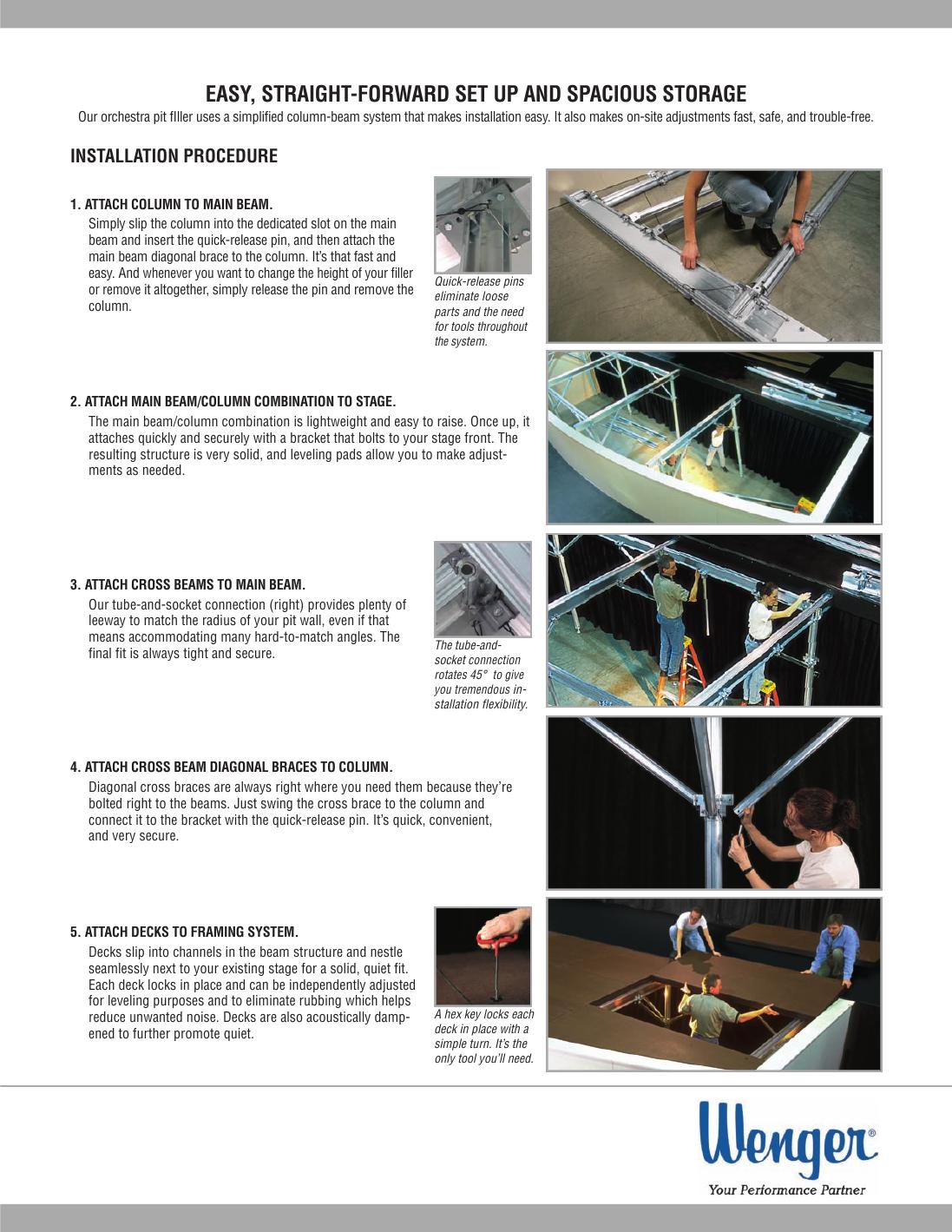 Wenger Corporation, JR Clancy and GearBoss, Catalogs, STRATA Orchestra ...