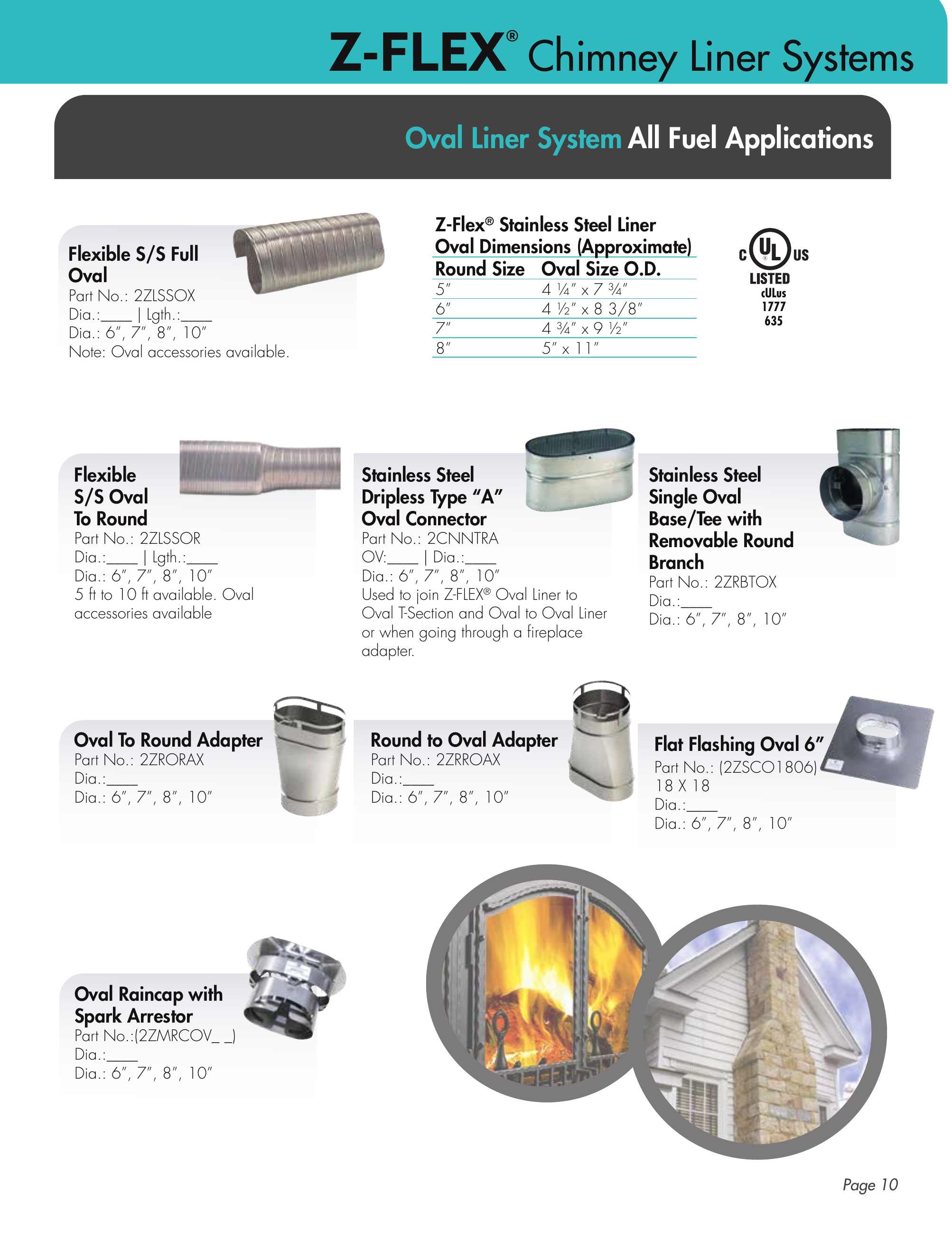 Z-Flex U.S. Inc., Catalogs, Chimney Lining System and Direct Vent | ARCAT