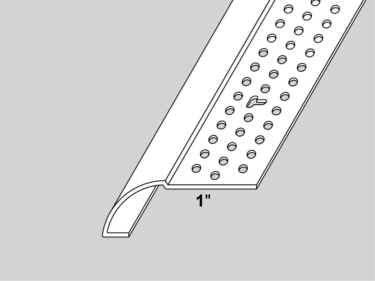 Building Product: 3/4" R. Bullnose J Round Inside Corners [1022cba] | ARCAT